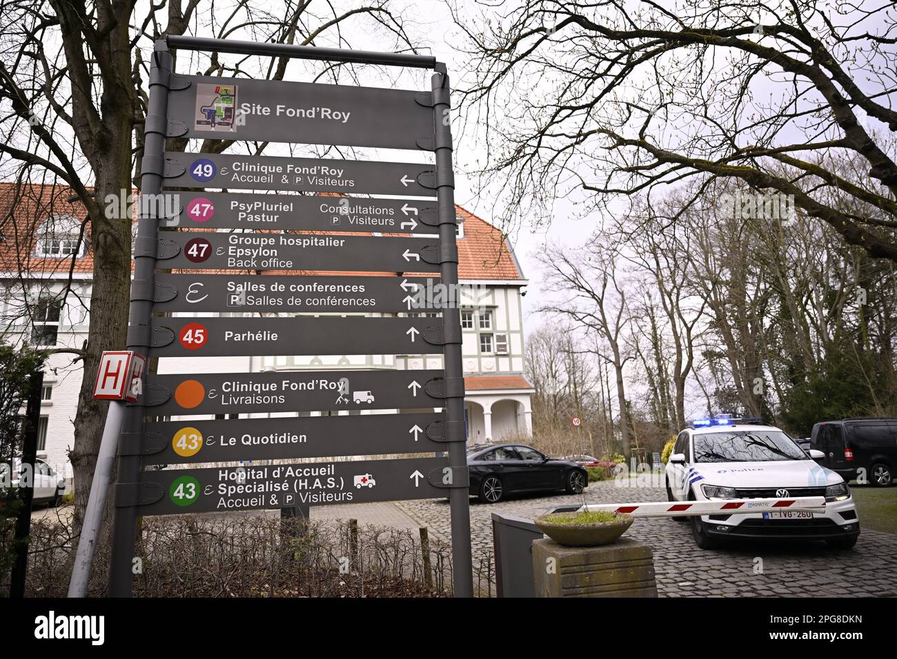 the psychiatric hospital Clinique Fond'Roy in Uccle/ Ukkel, Brussels ...