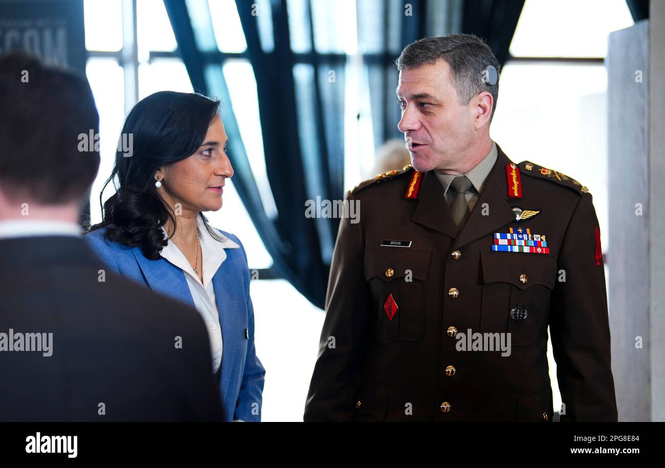 Ottawa, Can. 21st Mar, 2023. Minister of National Defence Anita Anand ...