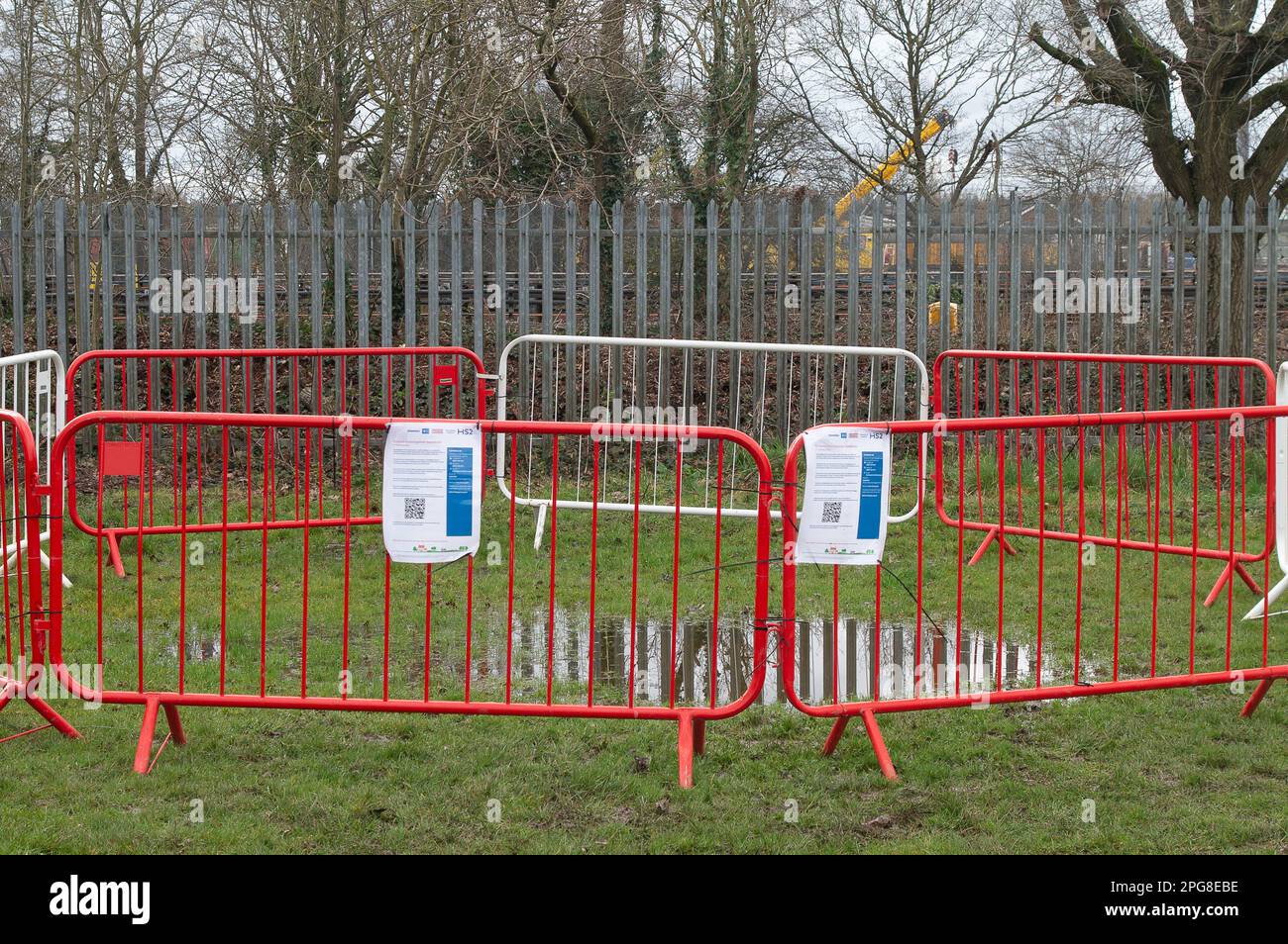 Ruislip, UK. 21st March, 2023. A new patch of bubbling liquid has ...