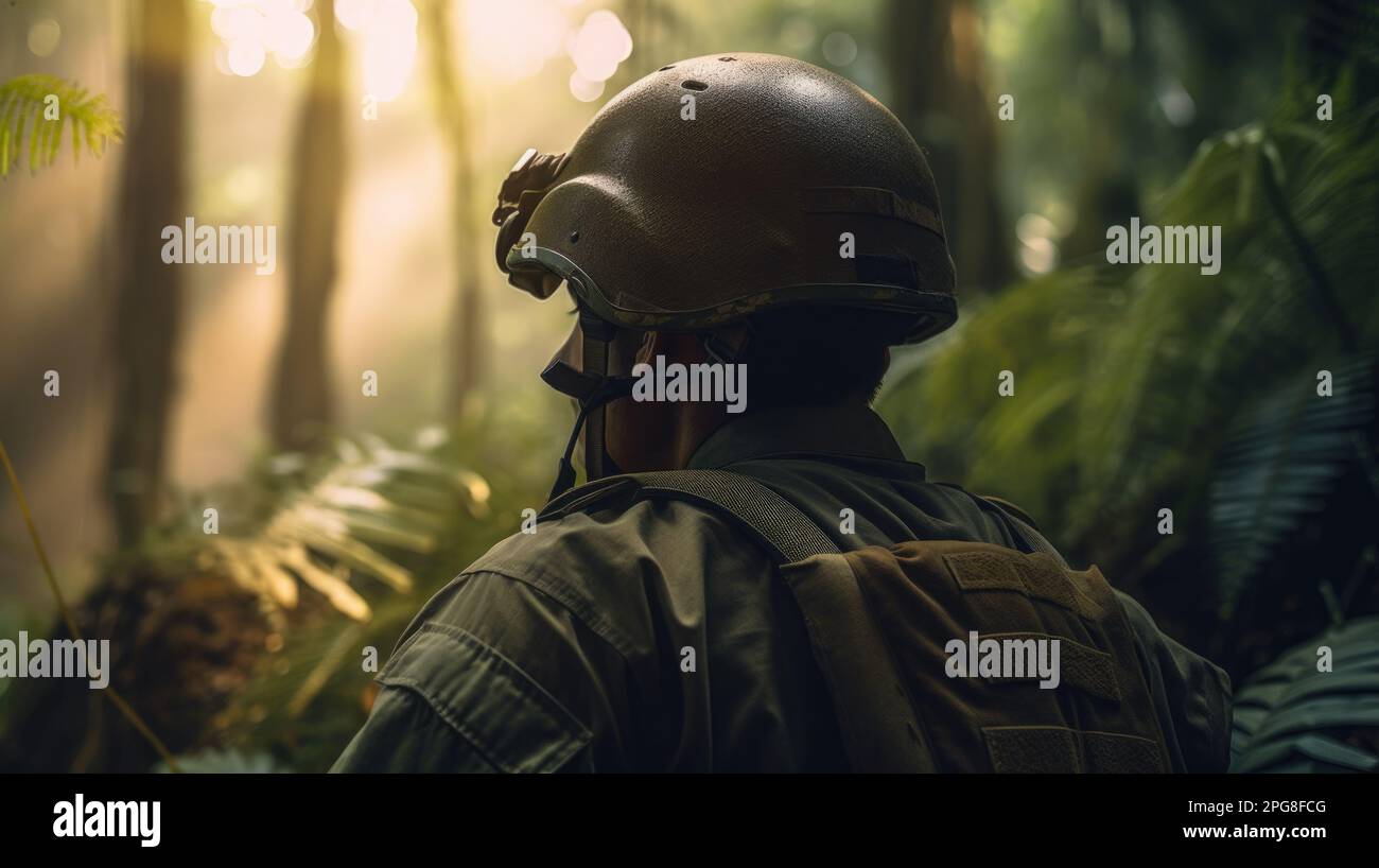 Soldier in uniform gun running hi-res stock photography and images - Alamy