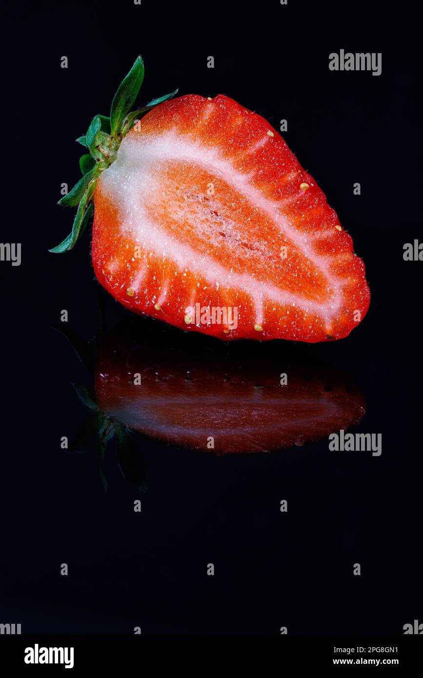 Macro photography of a strawberry Stock Photo - Alamy