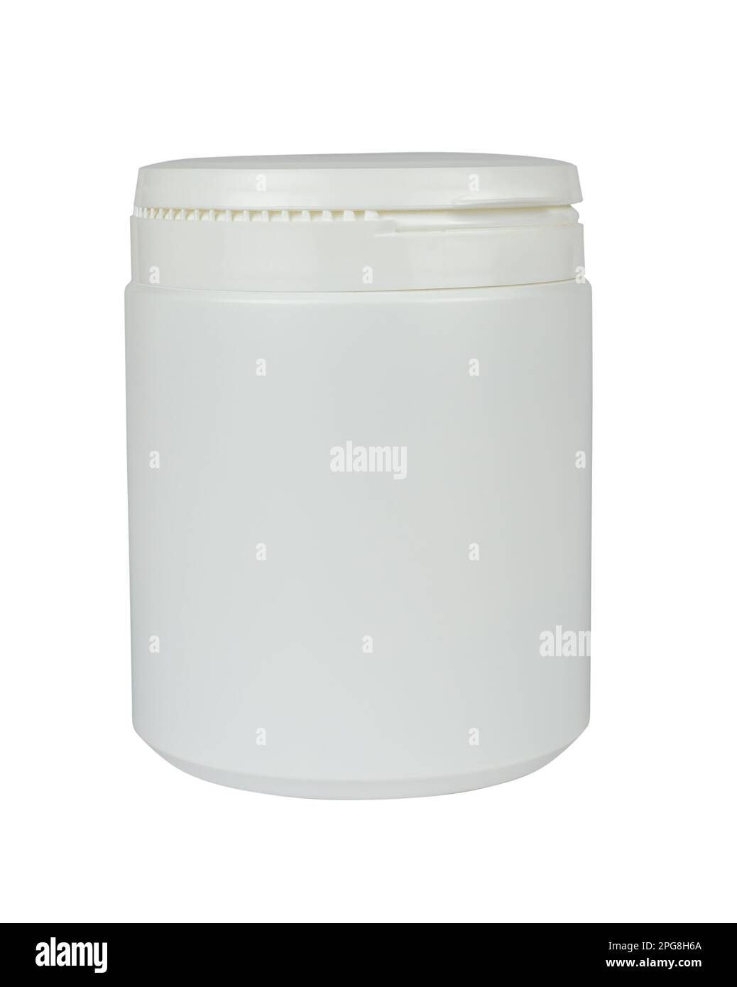 White plastic container with isolated from background Stock Photo - Alamy