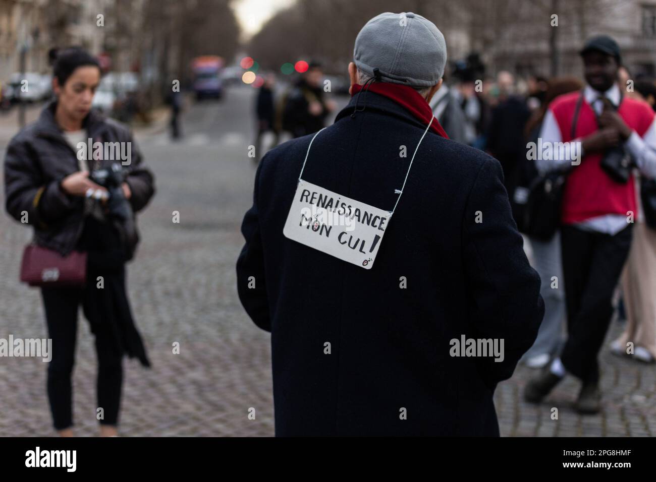 Neck placard hi-res stock photography and images - Alamy