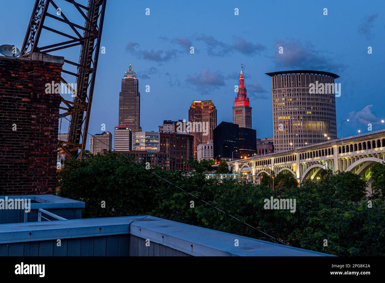 Cleveland skyline hi-res stock photography and images - Alamy