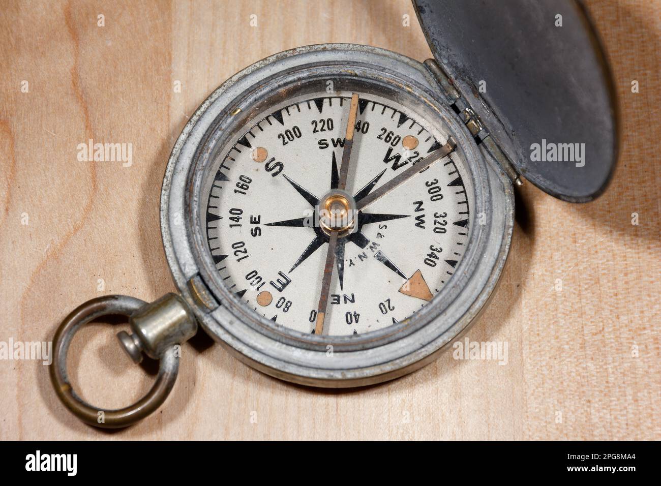 Open compass map hi-res stock photography and images - Alamy