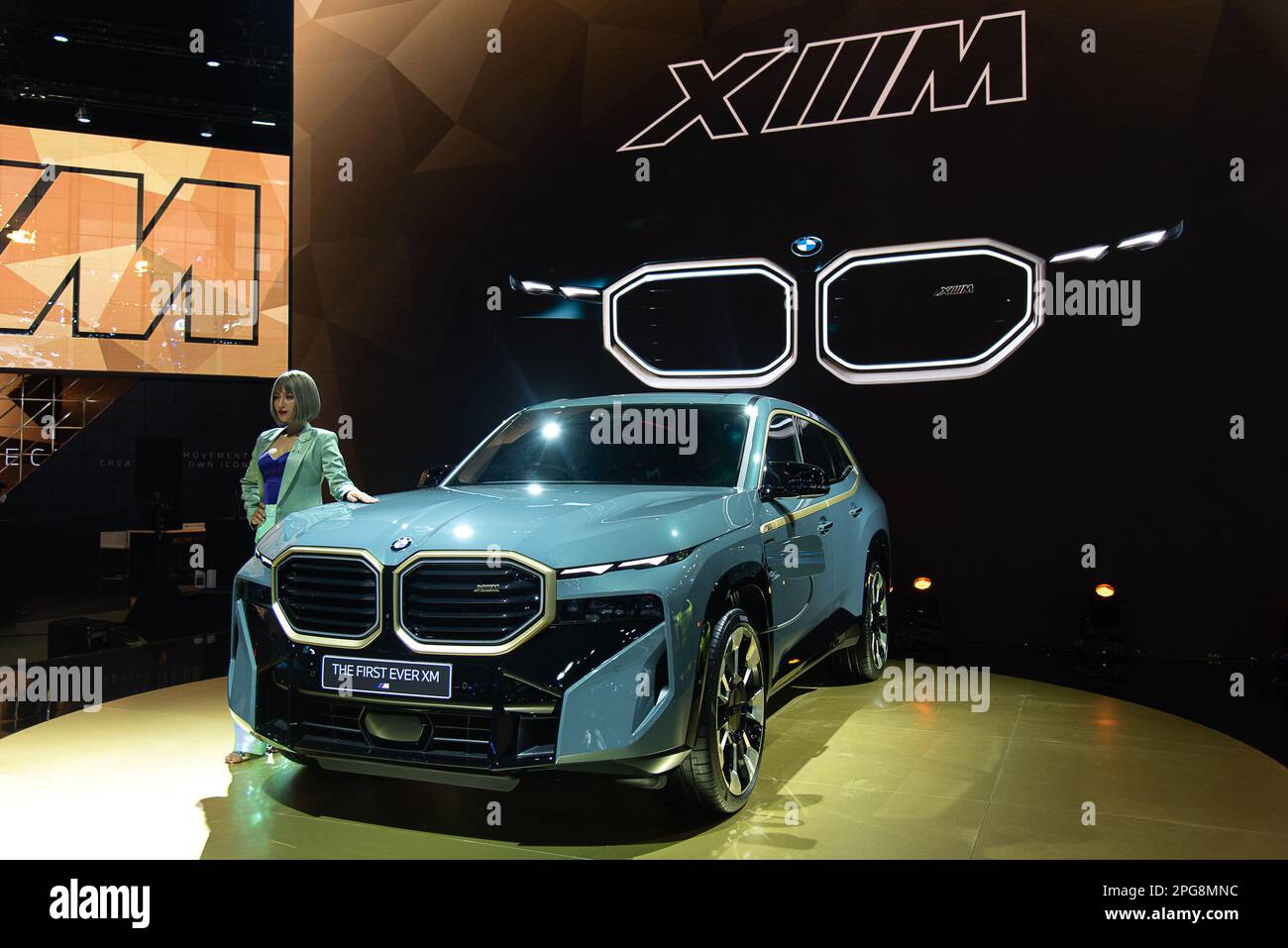 A BMW the first ever XM car seen during the event. The 44th Bangkok ...
