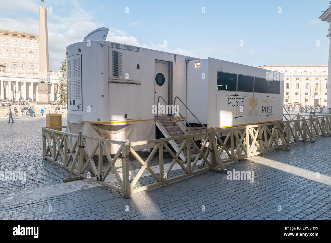 Vatican City, Vatican - December 7, 2022: Vatican Post (Poste Vaticane ...