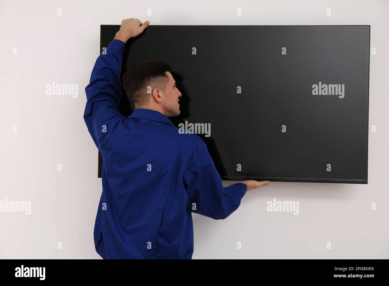 Flat screen tv back of hi-res stock photography and images - Alamy