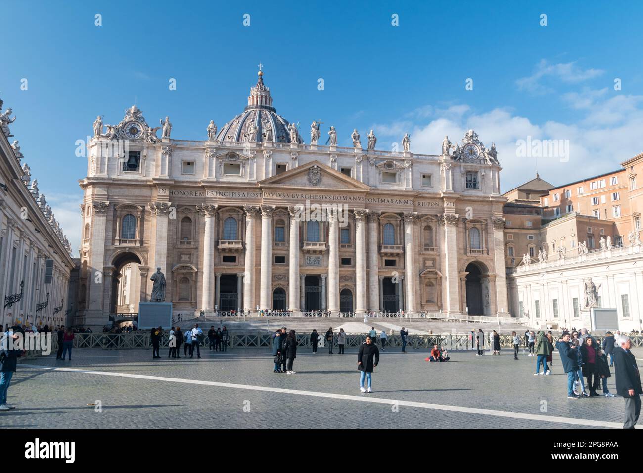 Vatican City, Vatican - December 7, 2022: The Papal Basilica of Saint ...