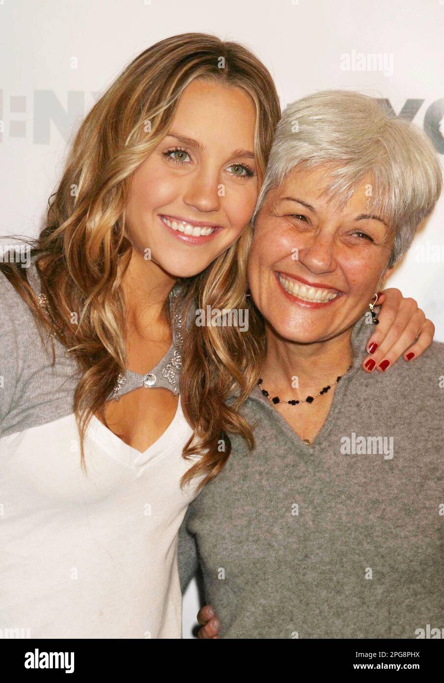Amanda Bynes with mother Lynn Organ attend the launch of IN:NYC ...