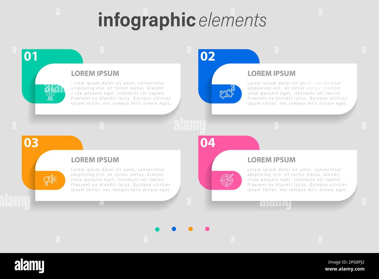 Vector Infographic label design template with icons and 4 options or steps. Can be used for ...