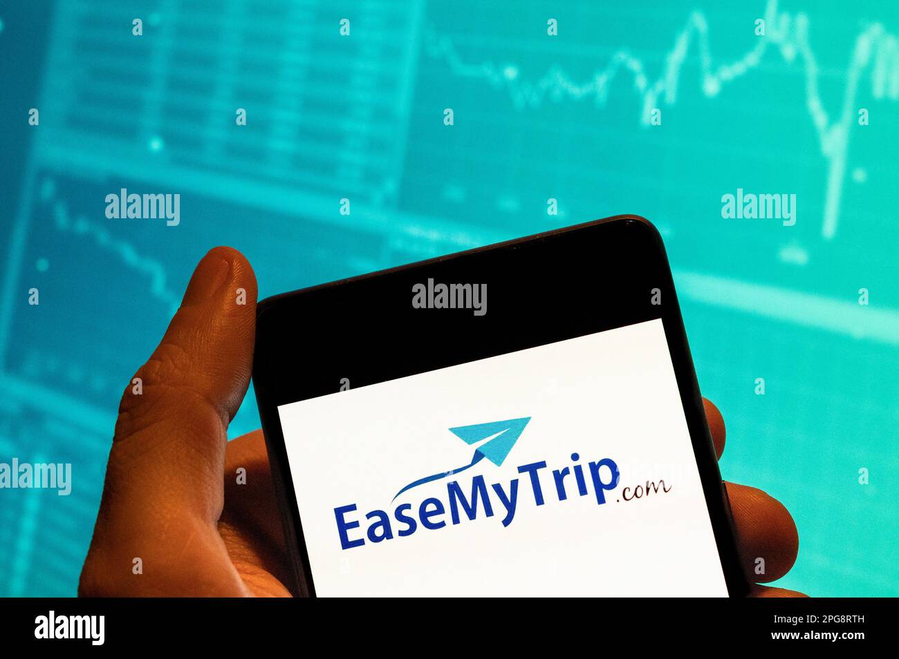 In this photo illustration, the Indian online travel agency company ...