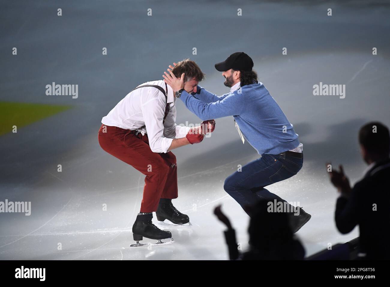 Moscow. Figure skaters Alexei Yagudin and Ilya Averbukh Stock Photo - Alamy