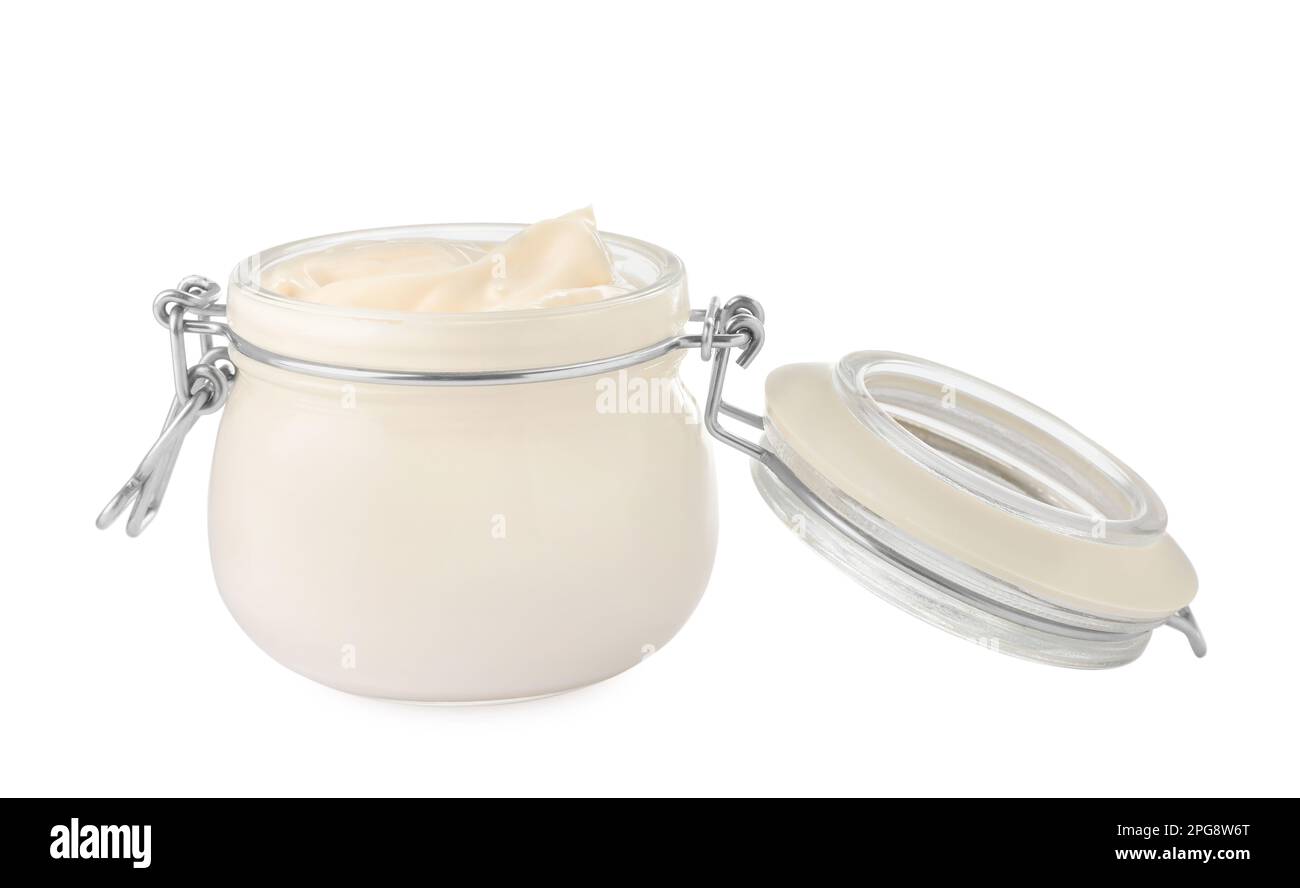 Open jar of mayo hi-res stock photography and images - Alamy