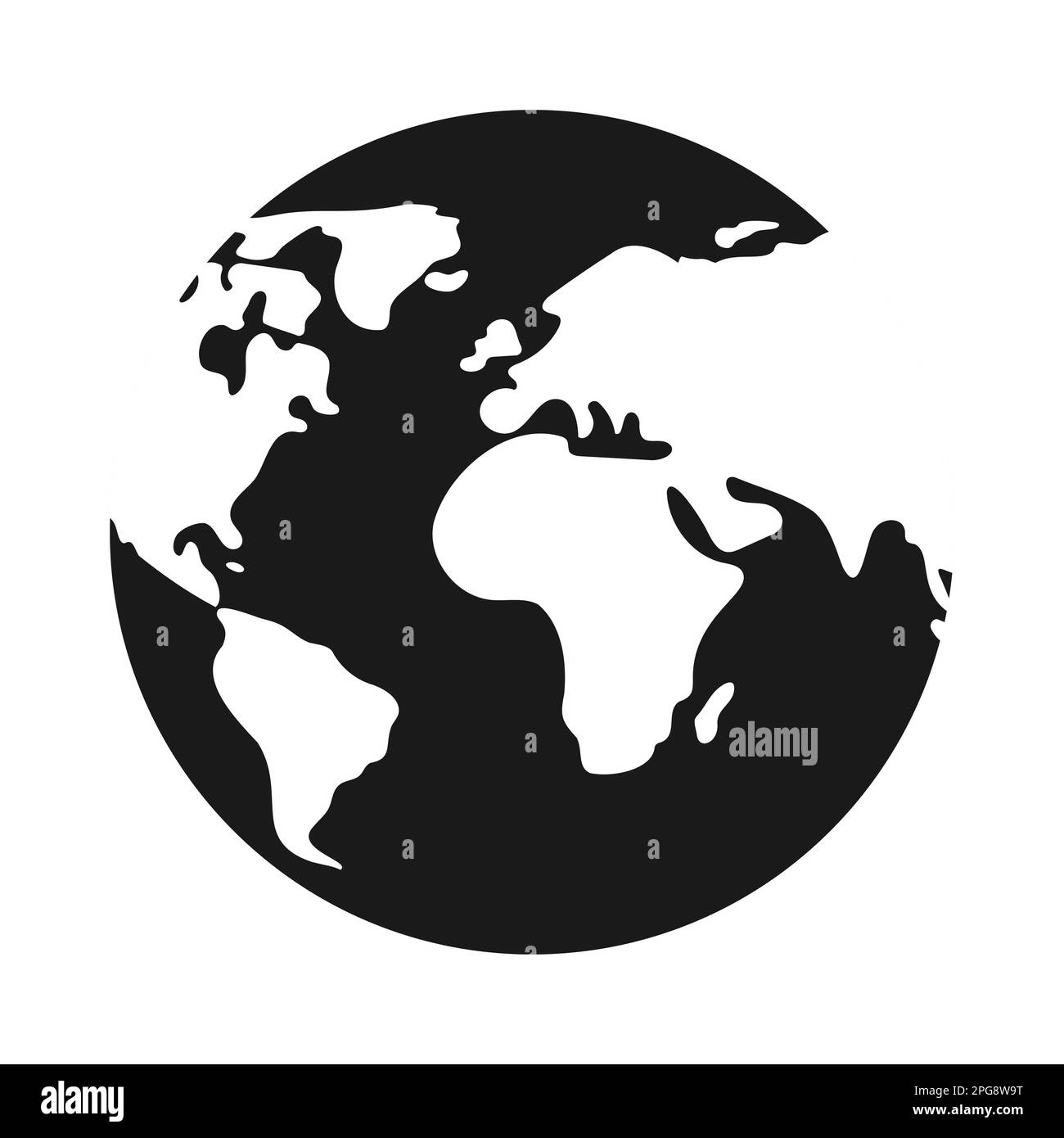 World Planet Icon. Vector illustration isolated on white background ...