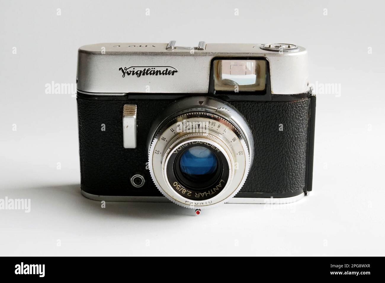 In this Illustration. Old Voigtländer Vito C film camera, manufactured ...