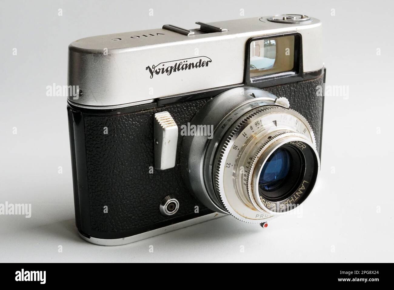In this Illustration. Old Voigtländer Vito C film camera, manufactured ...