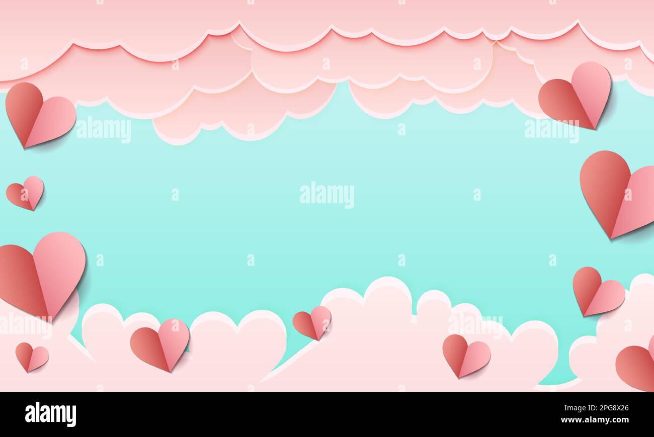 Valentines day calendar 3d Stock Vector Images - Alamy