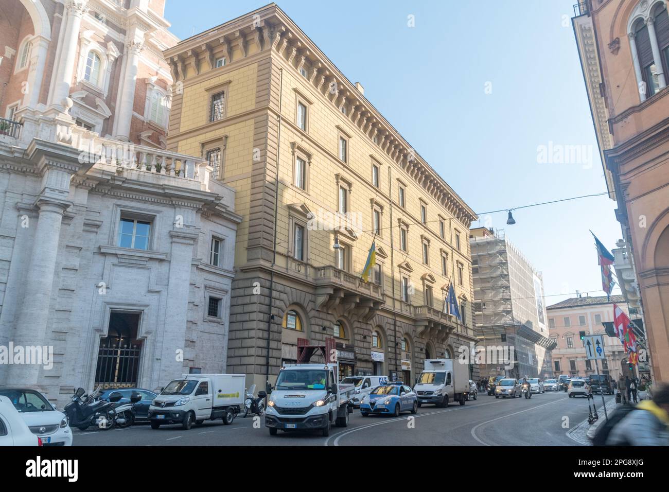 Rome, Italy - December 7, 2022: Building of European Parliament Italy ...