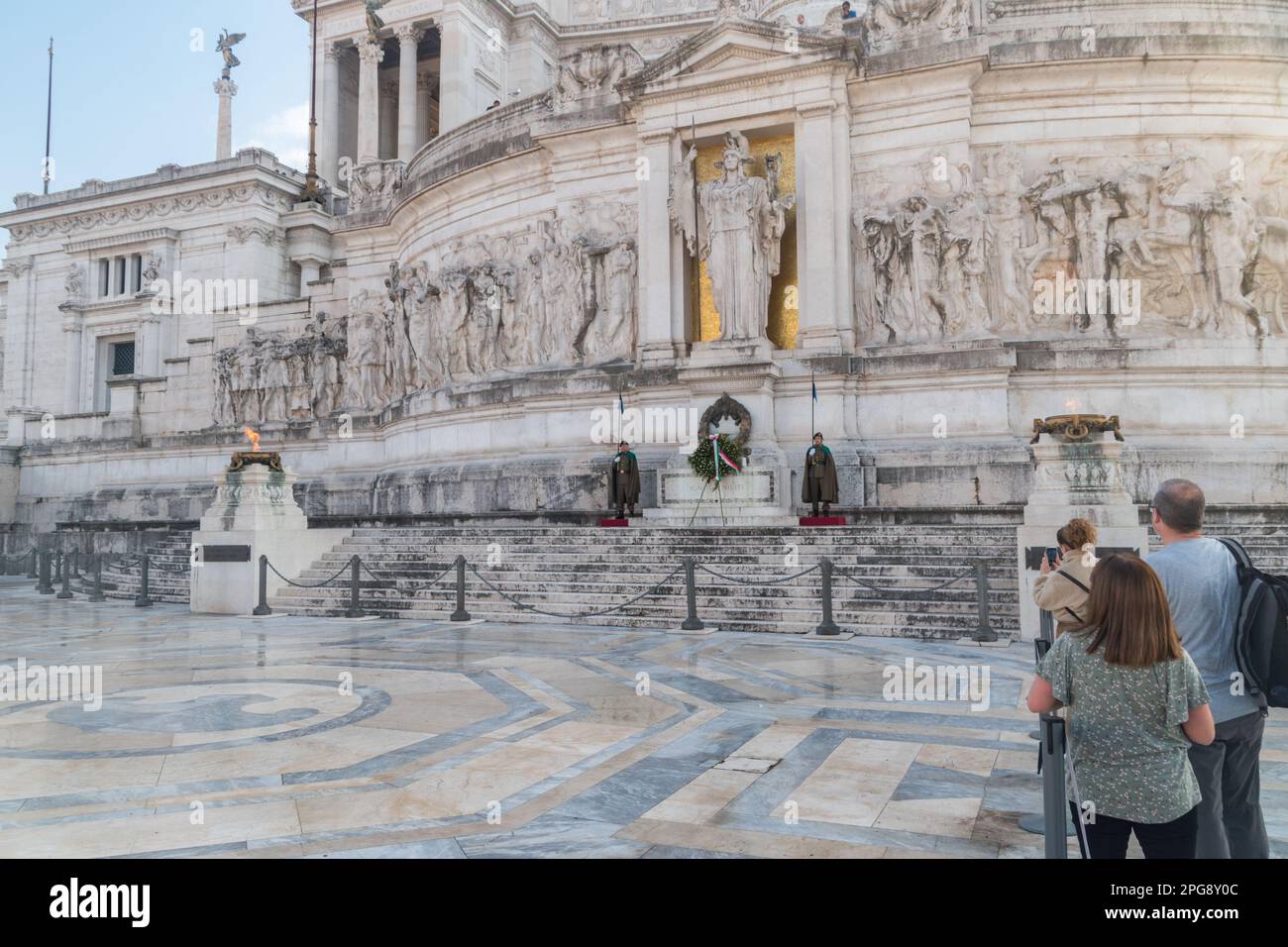 Rome, Italy - December 7, 2022: The Tomb of the Unknown Soldier ...
