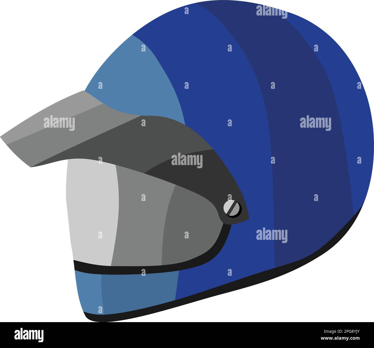 Blue Helmet Motor Fashion Vector Stock Vector Image & Art - Alamy