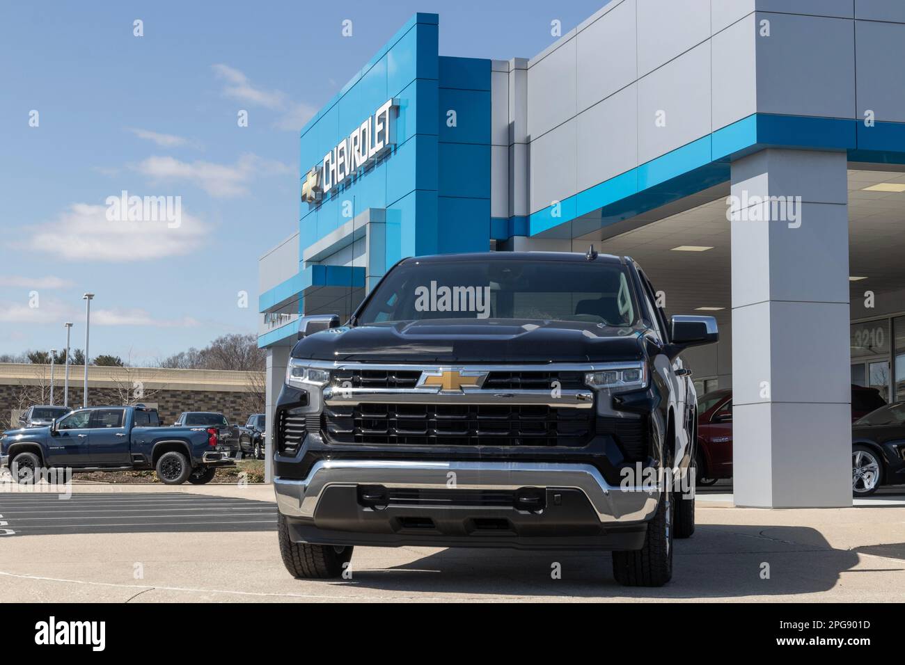 Indianapolis - Circa March 2023: Chevrolet Silverado 1500 display ...