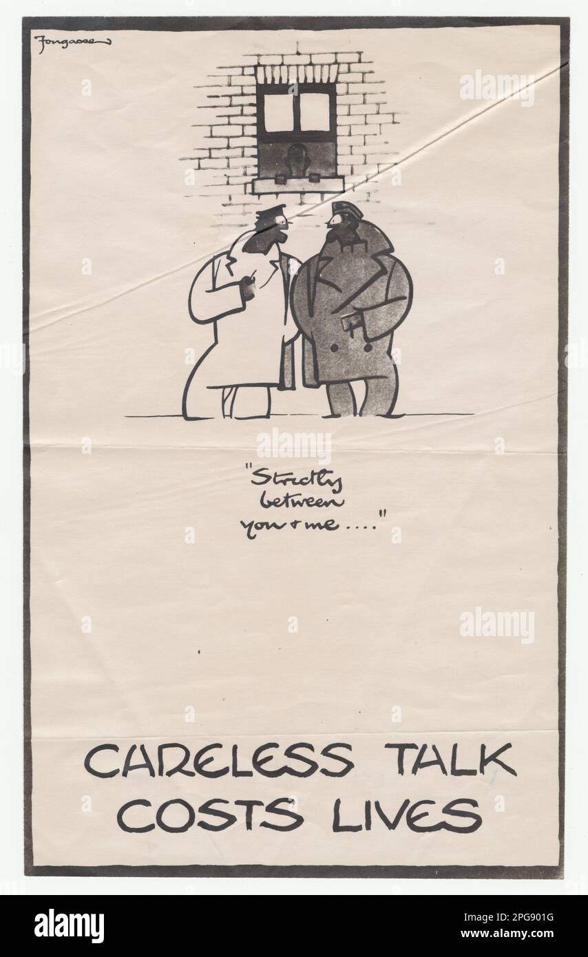 Careless Talk Costs Lives . 1942 - 1945. Office for Emergency ...