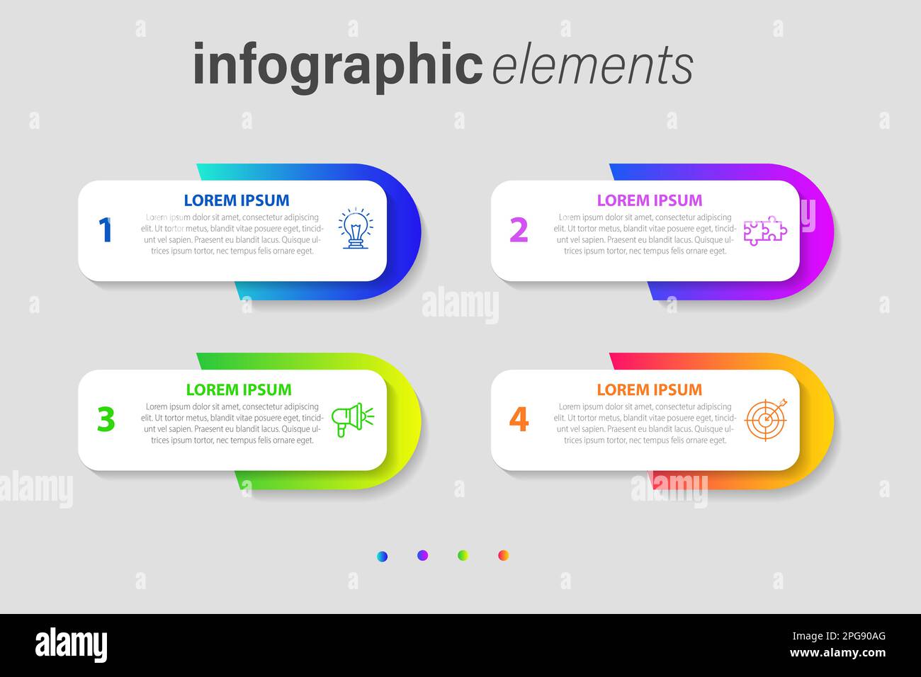 Business data visualization. Process chart. Abstract elements of graph ...