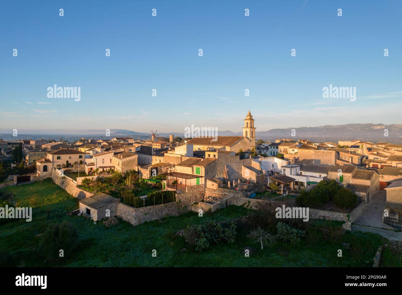 Costitx village.Mallorca island.Spain Stock Photo - Alamy