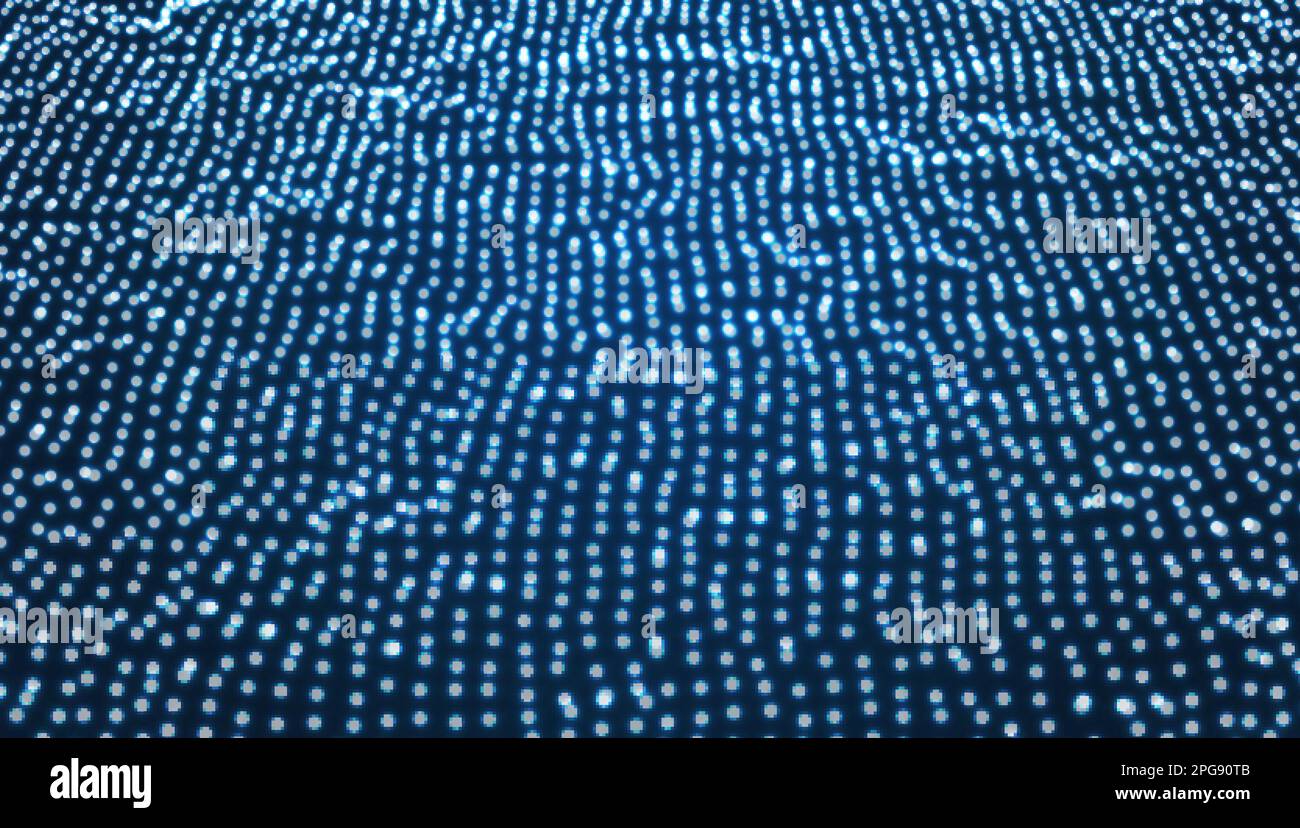 Abstract Science Or Technology Background Graphic Design Network Illustration With Particle