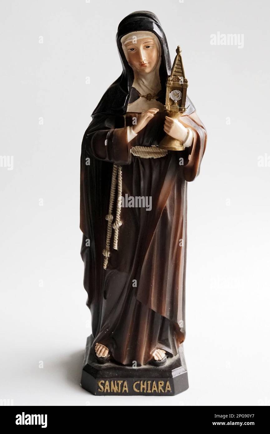 Caserta, Italy. 21st Mar, 2023. In this Illustration. Statuette ...