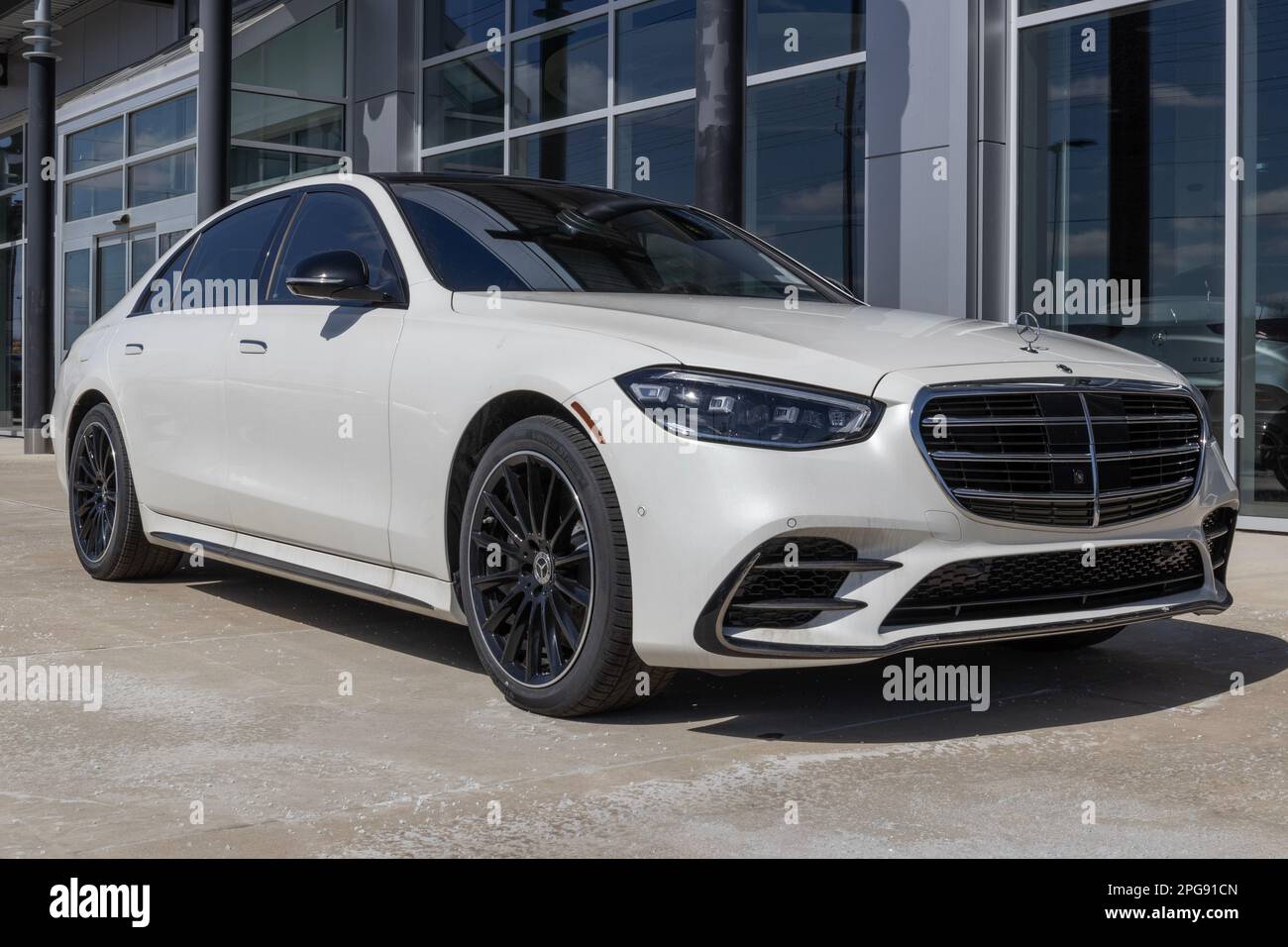 Indianapolis - Circa March 2023: Mercedes-Benz S 580 4MATIC Sedan ...