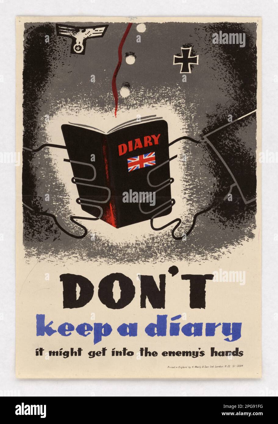 Don't Keep a Diary. Country: England Printed By: H. Manly & Son, Ltd ...