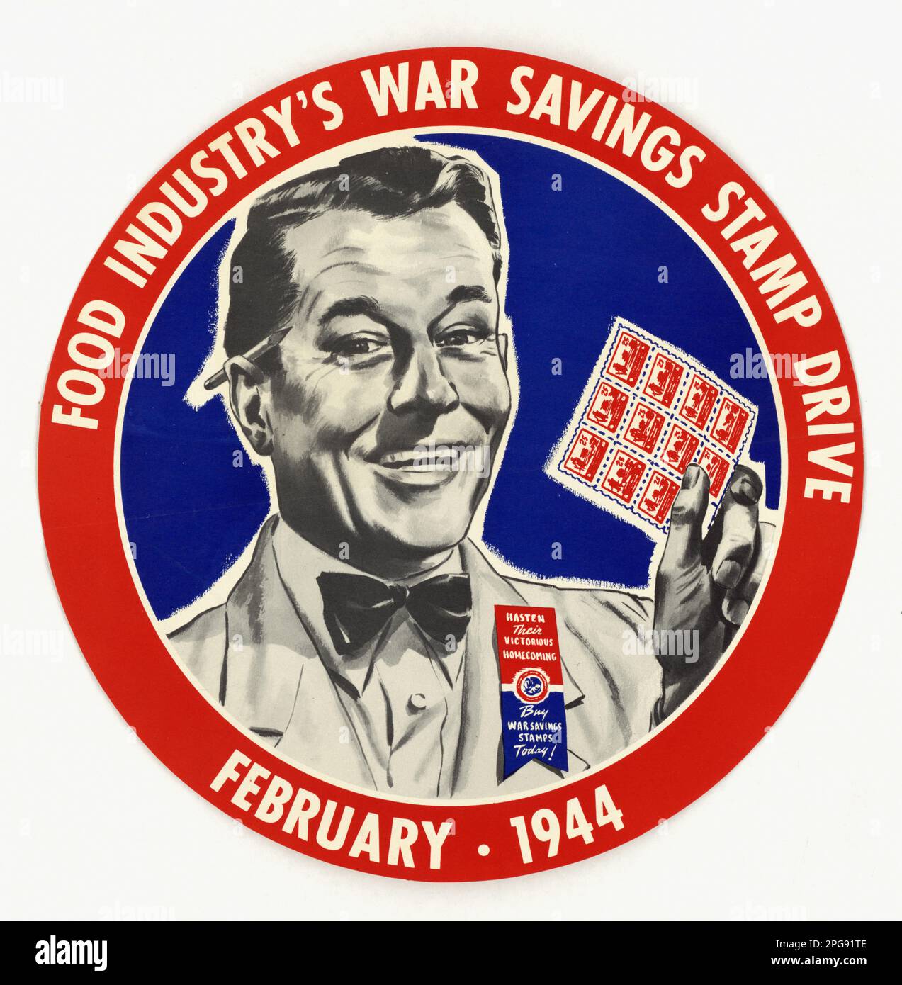 Food Industry's War Savings Stamp Drive. 1942 - 1945. Office for ...