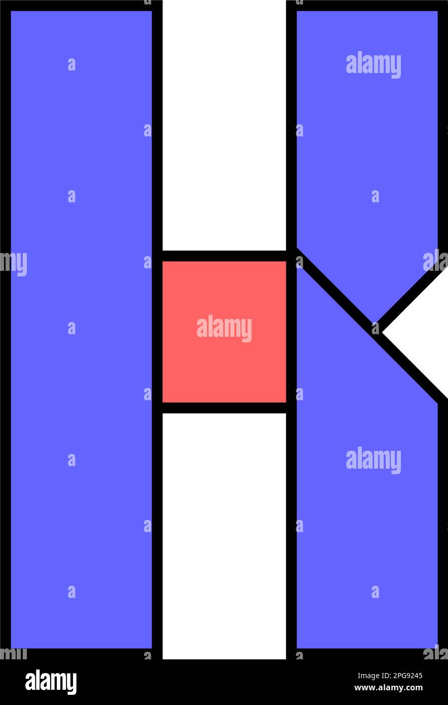 Font alphabet folded from colored paper, letter made in multi-colored ...