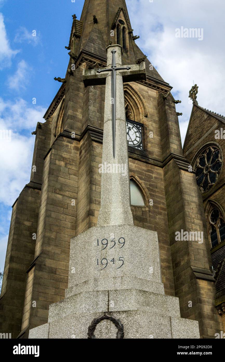 Bury War Memorial. The Rock, Bury Stock Photo - Alamy