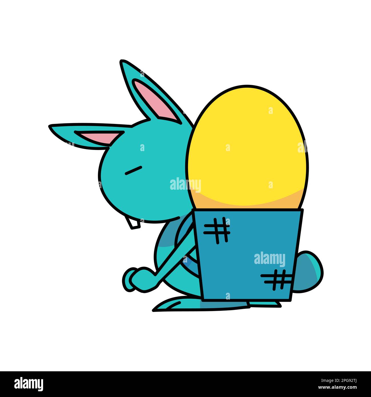 Easter blue Stock Vector Images - Alamy