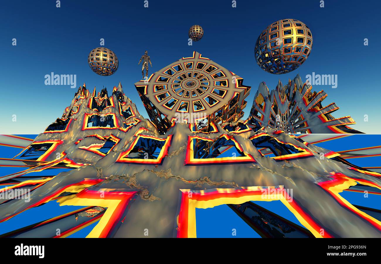 Dyson Sphere Construction Stock Photo - Alamy