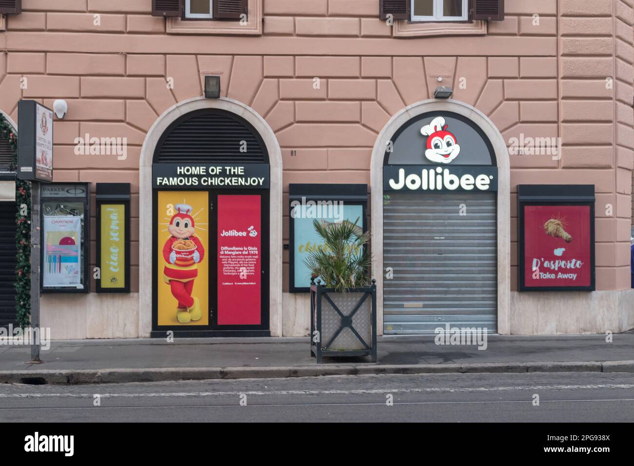 Rome, Italy - December 8, 2022: Jollibee, Filipino chain of fast food ...