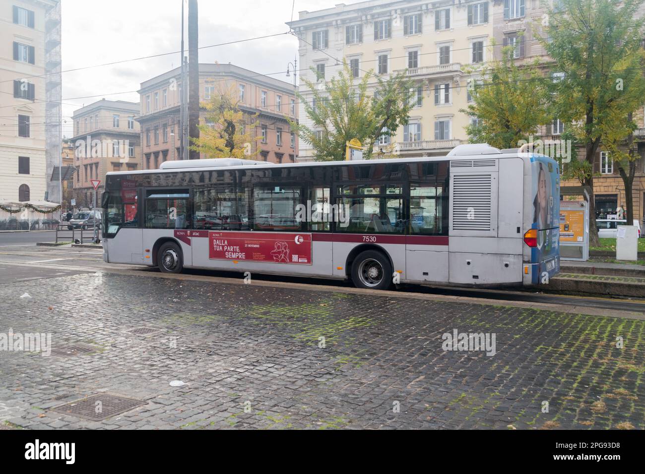 Rome, Italy - December 8, 2022: Bus of public transport in Rome Stock ...