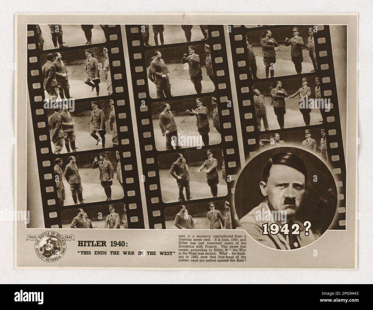 Hitler 1940: "This Ends the War in the West". 1942 - 1945. Office for ...