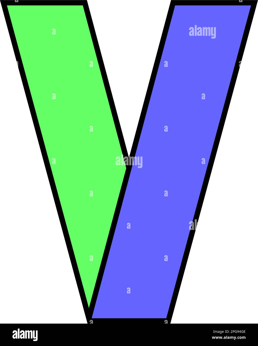 Font alphabet folded from colored paper, letter made in multi-colored ...