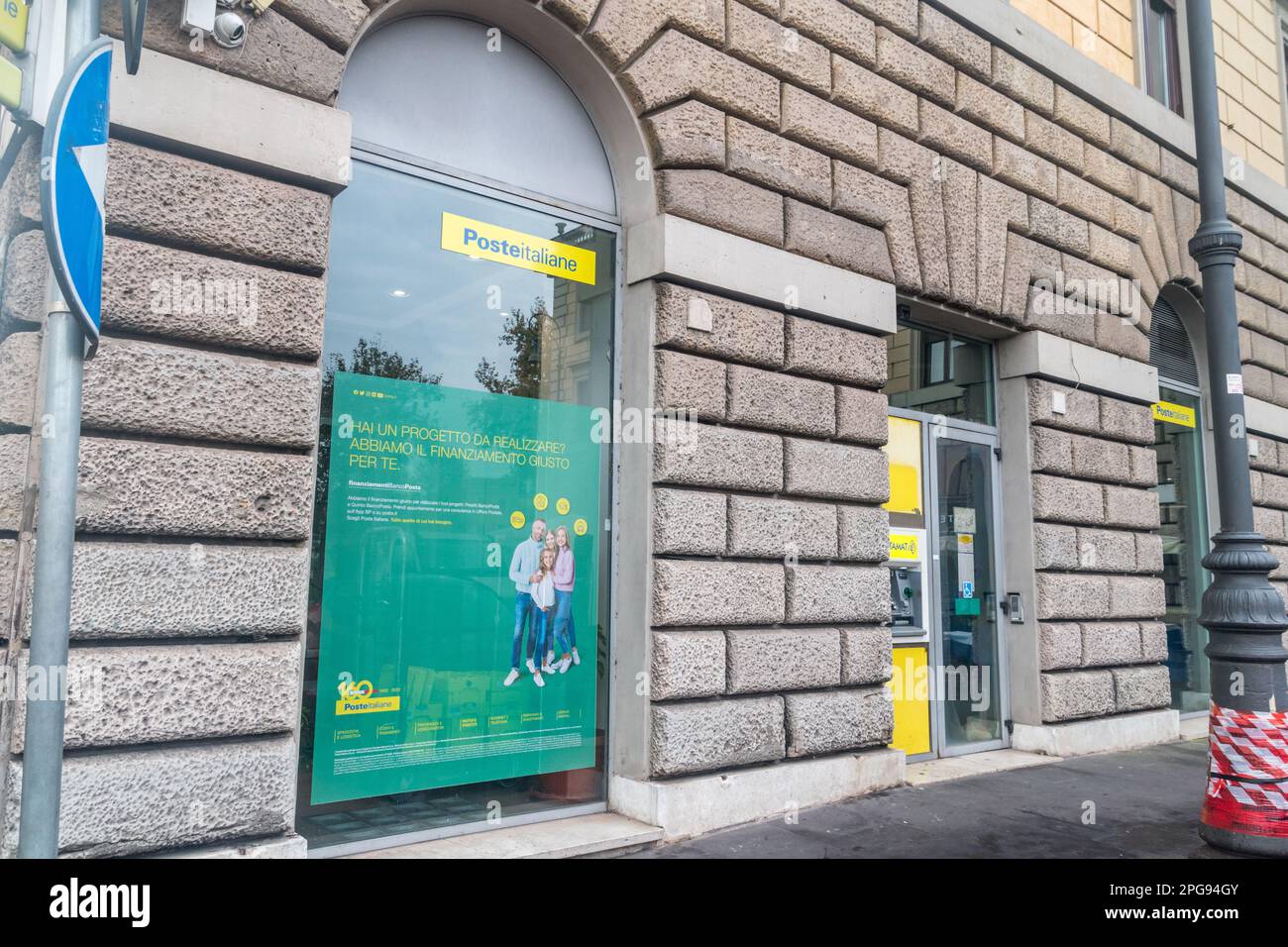 Rome, Italy - December 8, 2022: Poste Italiane, Italian postal service ...
