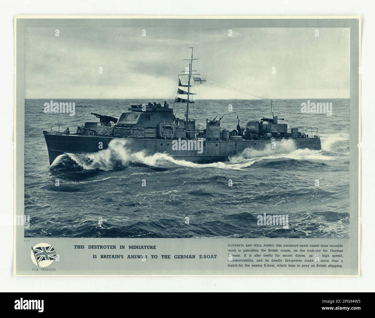 This Destroyer in Miniature is Britain's Answer to the German E-Boat ...