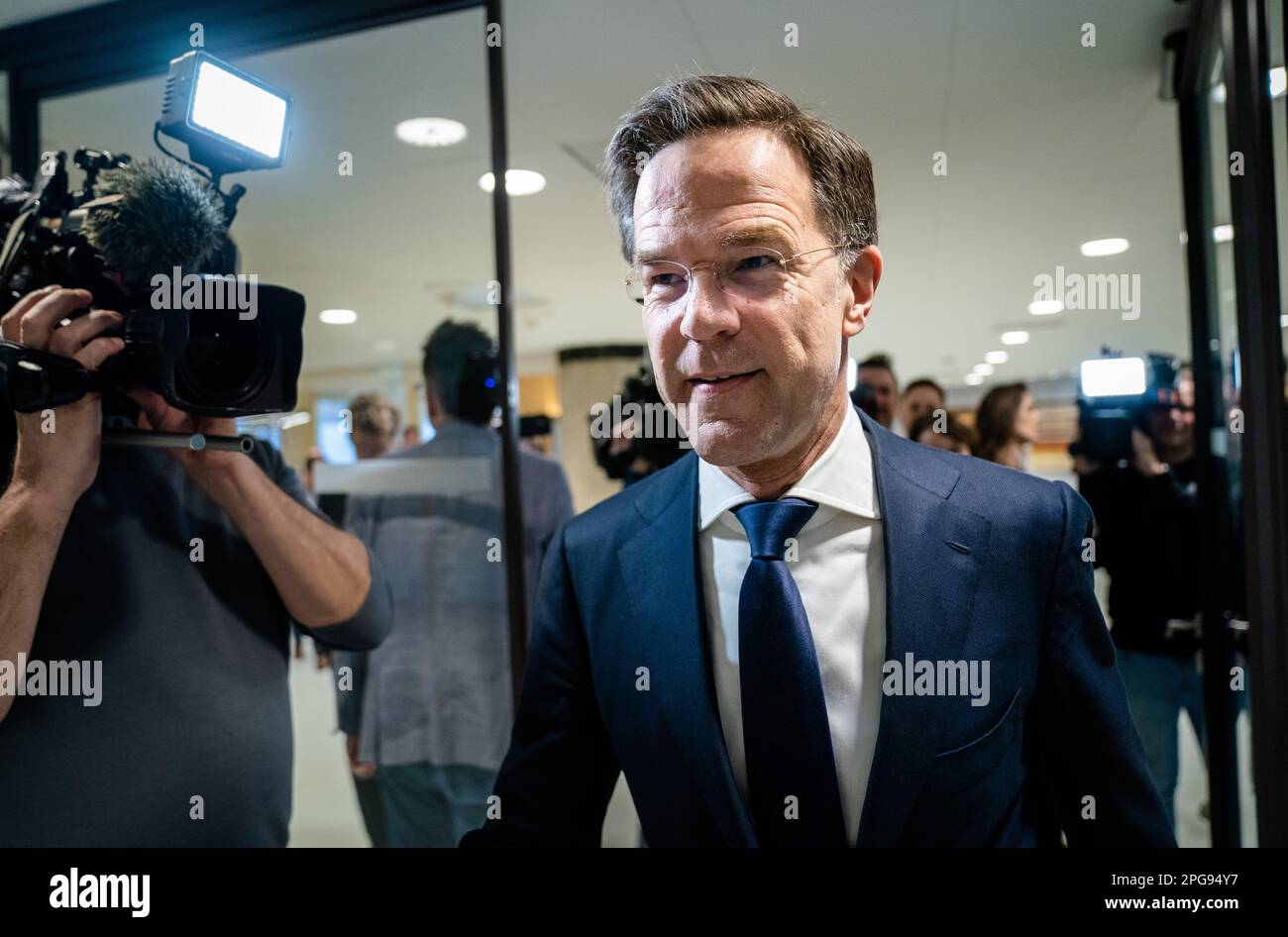 THE HAGUE - Prime Minister Mark Rutte during a plenary debate in the ...