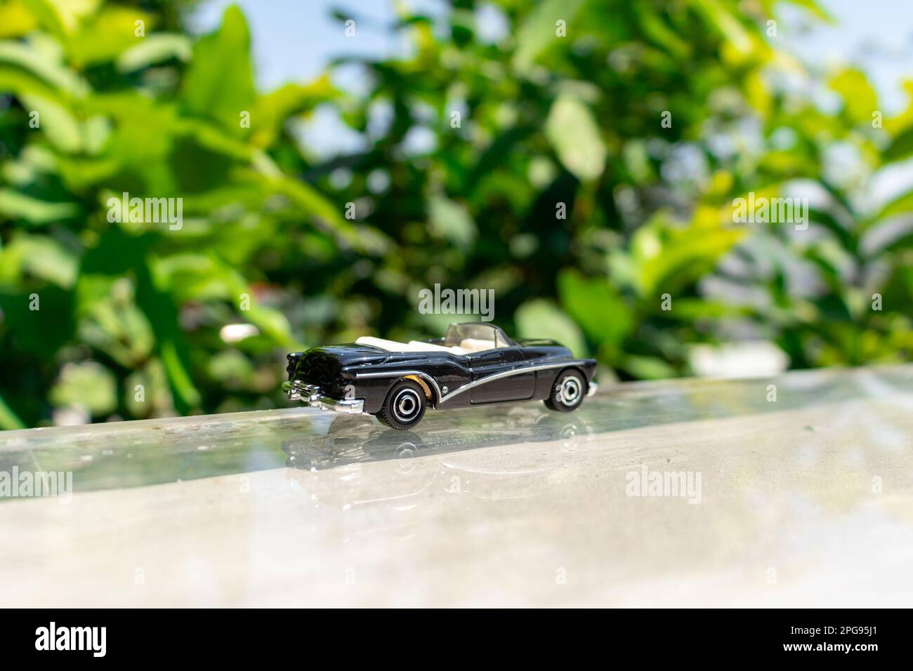 Black toy car hi-res stock photography and images - Alamy
