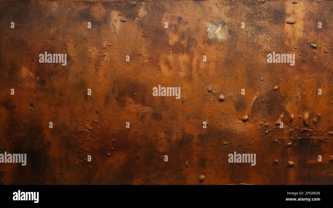 Grunge rusty background. Vector old metal texture Stock Vector Image & Art - Alamy