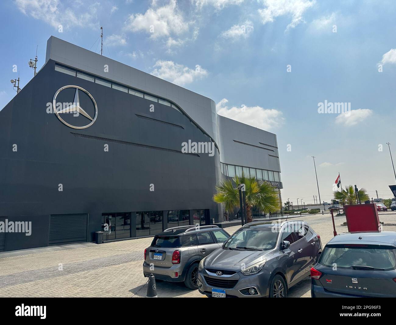 Ismailia desert road hi-res stock photography and images - Alamy