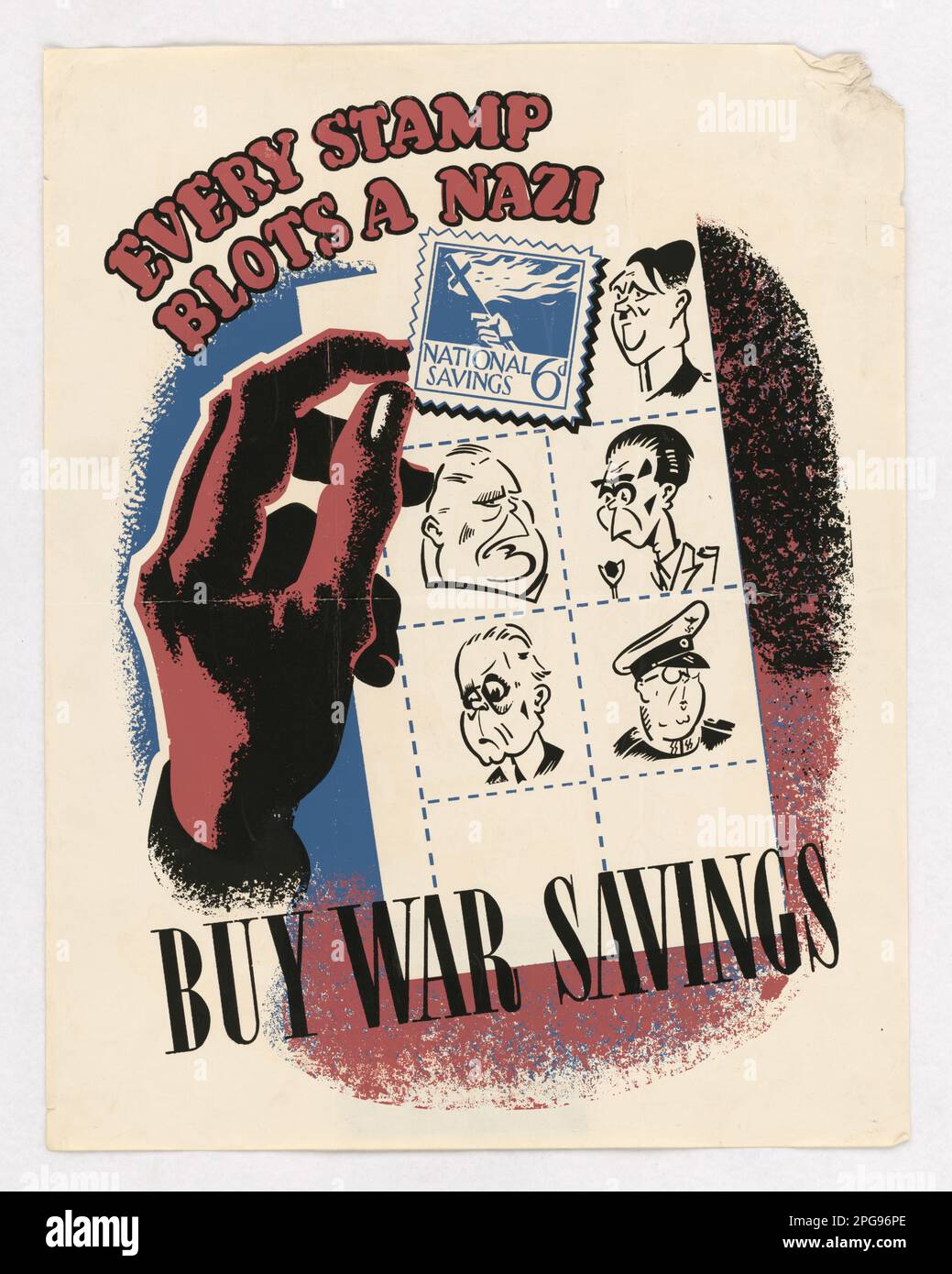 Every Stamp Blots a Nazi - Buy War Savings. 1942 - 1945. Office for ...