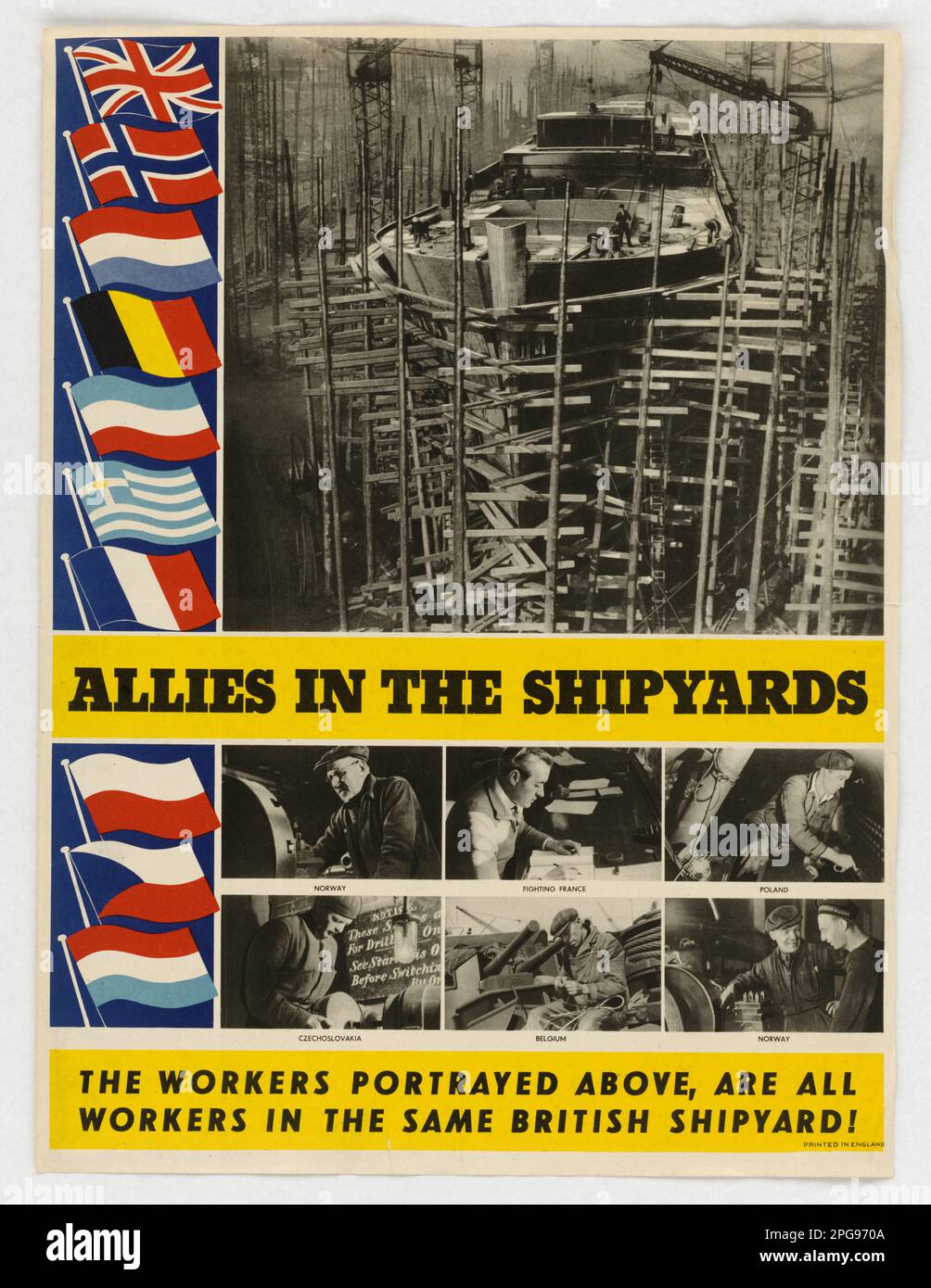 Allies in the Shipyards. Country: England. 1942 - 1945. Office for ...